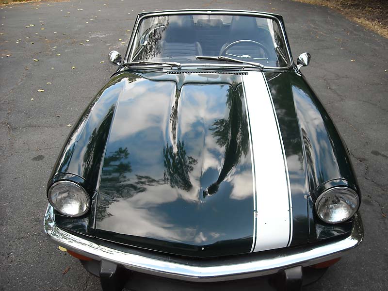 Triumph Spitfire Side & Top Stripes and other Color Schemes
